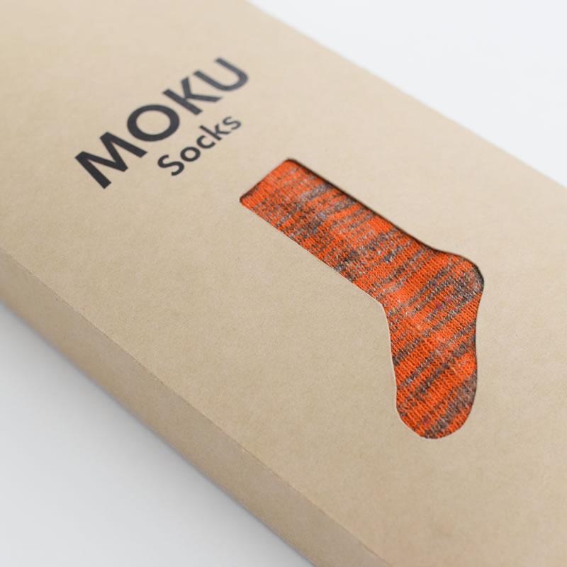 kontex (どれでも3点で送料無料:kontex 靴下) コンテックス MOKU SOCKS モク ソックス 靴下 M 25-27cm オレンジ 綿 メンズ レディース パイル スポーツ ...