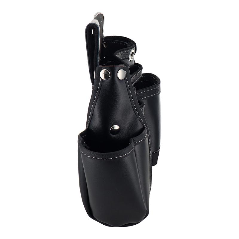 三共コーポレーション DBLTACT 本革卓越 2段釘袋 サイドケース付 ブラック DTL-99-BK : 雑貨・Outdoor サンテクダイレクト - 通販 - Yahoo!ショッピング