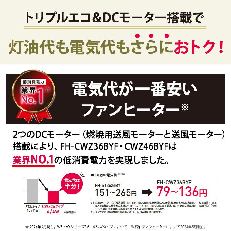 CORONA（住宅設備） 石油ファンヒーター WZシリーズ フラッグシップモデル グランブラック FH-CWZ46BYF-KG CORONA (コロナ) : 雑貨・Outdoor サンテク ...