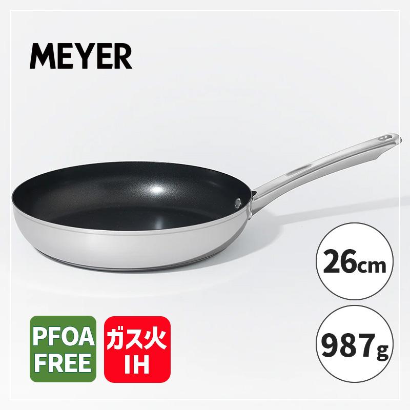 フライパン 26cm マイヤー スターシェフ4 STAR CHEF4 IH対応 ガス火対応 PFOAフリー ステンレス フッ素樹脂加工 日本正規品 MSC4-P26 MEYER (マイヤー ...