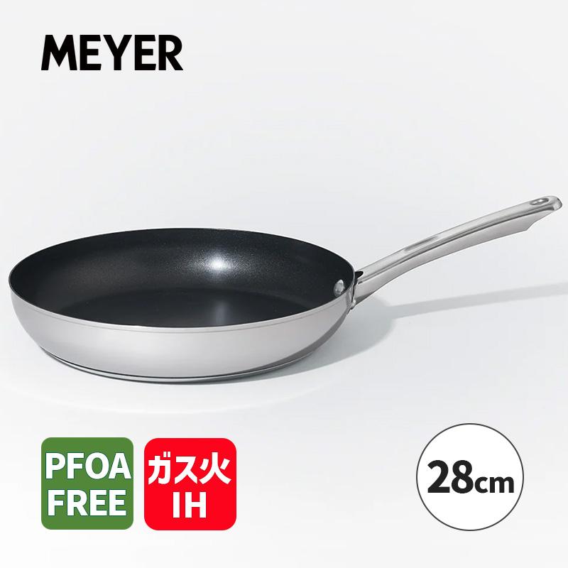 MEYER（マイヤー） フライパン 28cm スターシェフ4 STAR CHEF4 IH対応 ガス火対応 PFOAフリー ステンレス フッ素樹脂加工 日本正規品 MSC4-P28 MEYER ...