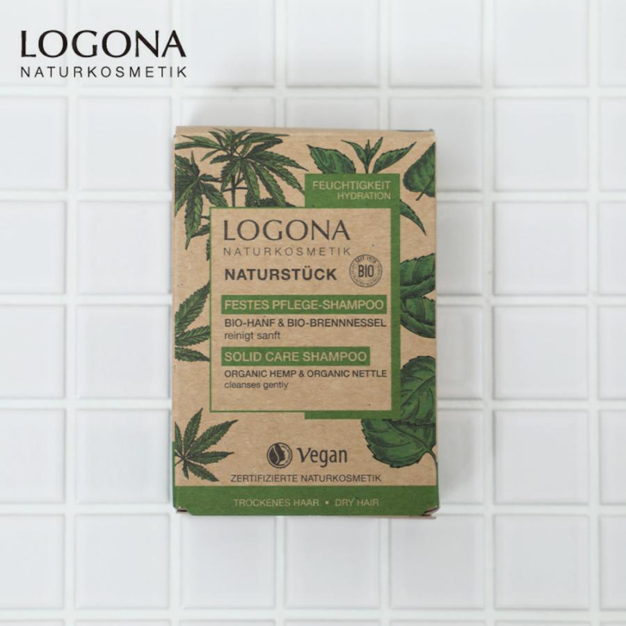 LOGONA（ロゴナ） ソリッド シャンプー ヘンプ＆ネトル 60g 固形