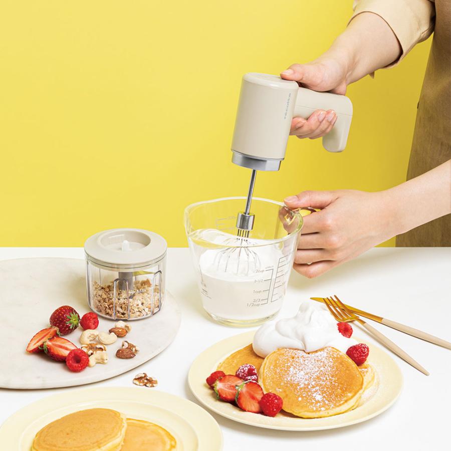 レコルト コードレス ホイップ&チョッパー RCW-1 Cordless Whip&Chopper recolte ミキサー ホイッパー 充電 ...