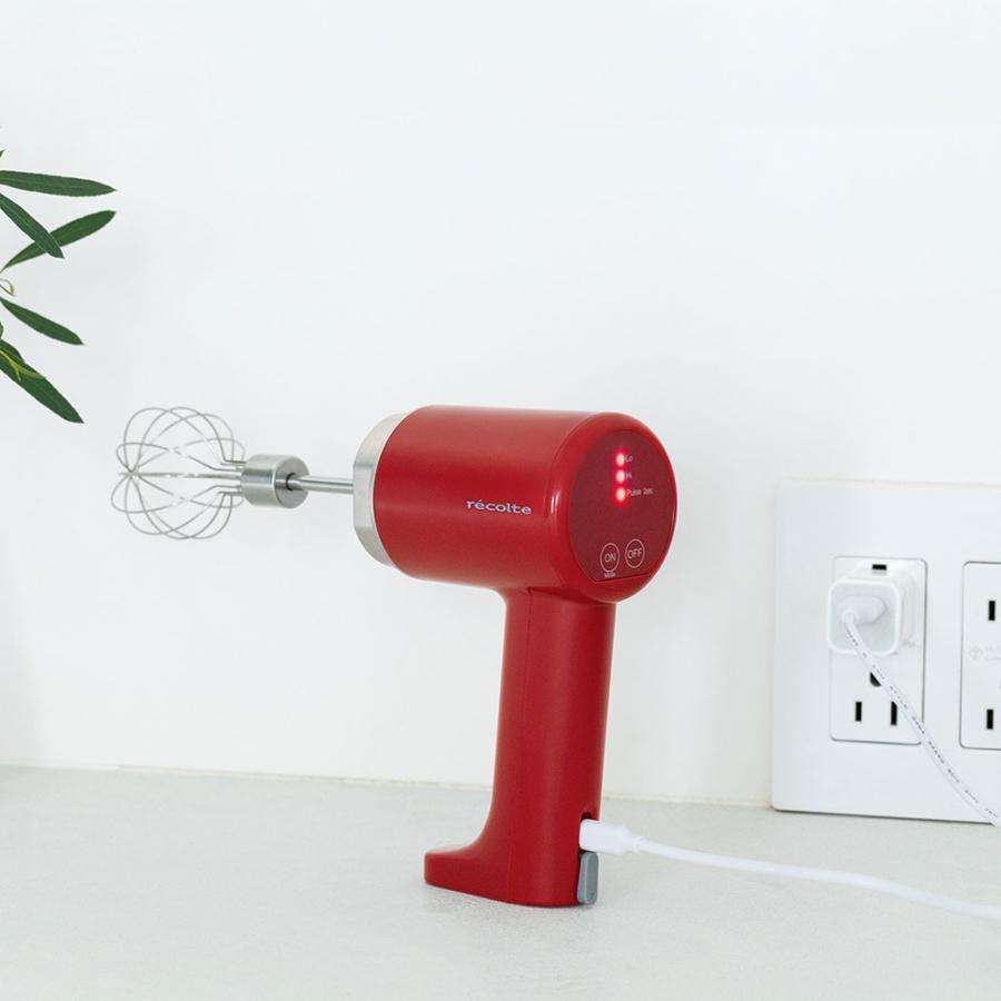 レコルト コードレス ホイップ&チョッパー RCW-1 Cordless Whip&Chopper recolte ミキサー ホイッパー 充電 ...