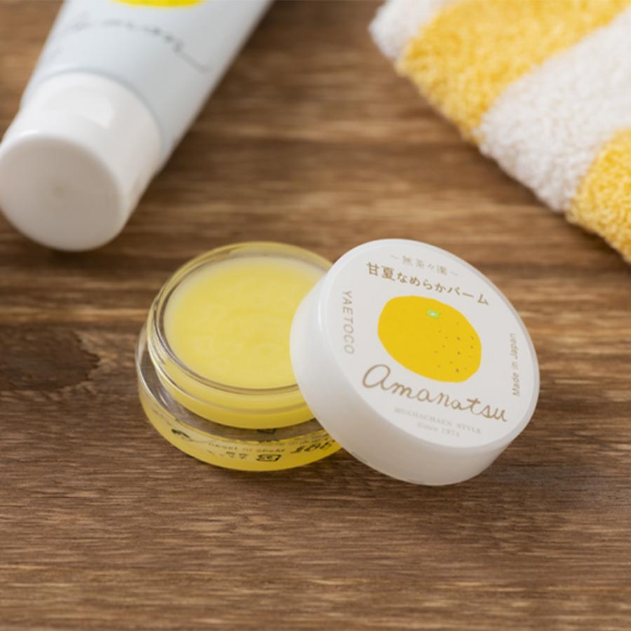 yaetoco ヤエトコ 甘夏なめらかバーム 5g 無茶々園 保湿 ミツロウ 蜂蜜 リップ かかとケア 踵 肘 膝 天然成分由来 ギフト : サンテラボ(年中無休で発送) - 通販 ...