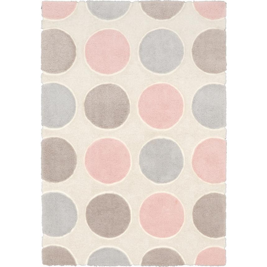 ラグ ジュウタン カーペット 200×250cm ピンク色 長方形 ドット柄 ホットカーペットOK SABON : さぬきや・家具とインテリア ...