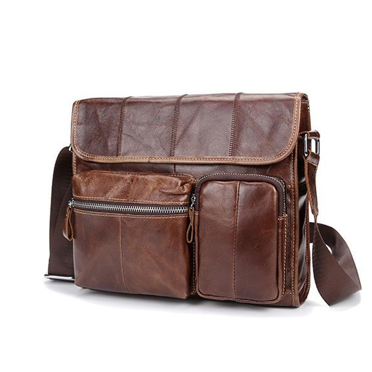 本革 メッセンジャーバッグ ショルダーバッグメンズ 斜めがけ 2way
