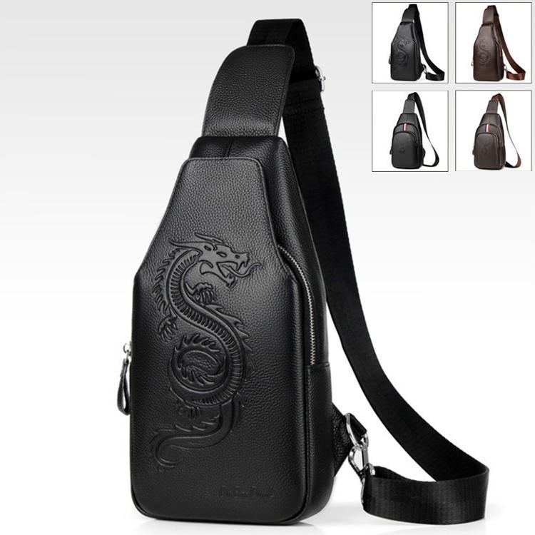 ボディバッグ メンズ 本革 2way 縦型 斜め掛け ショルダーバッグ