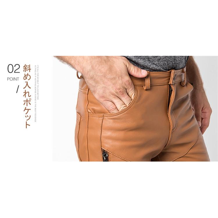 本革 ラム革 メンズ革パン 春秋冬 レザーパンツ 防風防寒 バイク 本革 ラム革 メンズ革パン 春秋冬 レザーパンツ 防風防寒 バイク