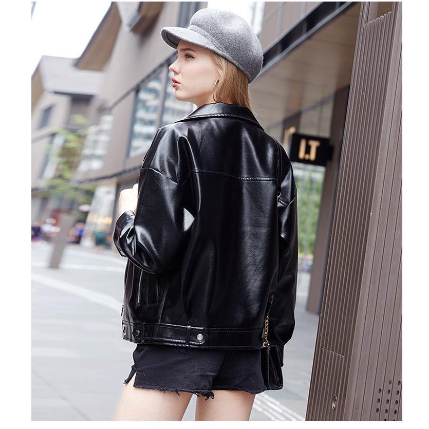 レディース革ジャン 秋冬 レザージャケット おしゃれ 合わせやすい