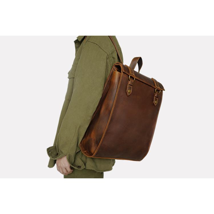 リュック メンズ リュックサック 本革 牛革 デイパック ビジネス