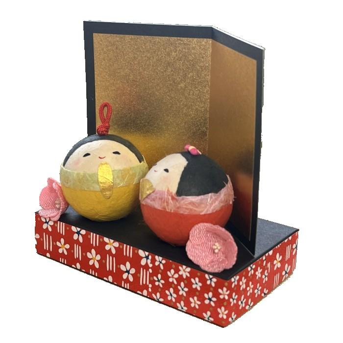まんまる雛 おひな様 お雛様 ちぎり和紙 雑貨 置物 置き物 和風 オブジェ インテリア プレゼント かわいい 006-0643 : 三和ポチット - 通販 - Yahoo!ショッピング
