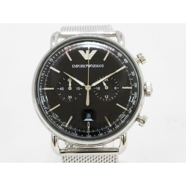 EMPORIO ARMANI 【エンポリオアルマーニ】EMPORIO 腕時計 メンズ クォーツ AVIATOR アビエーターAR11104 ...