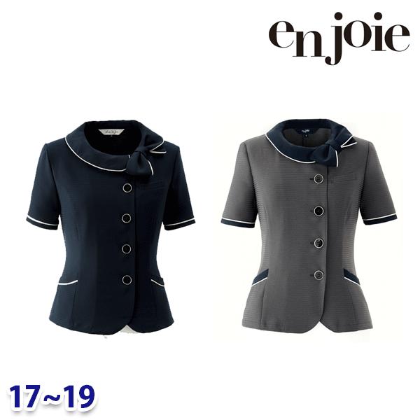 オーバーブラウス enjoieアンジョア 26600 事務服 17号から19号 SALEセール 22AW : 三洋アパレル ヤフー店 - 通販 - Yahoo!ショッピング