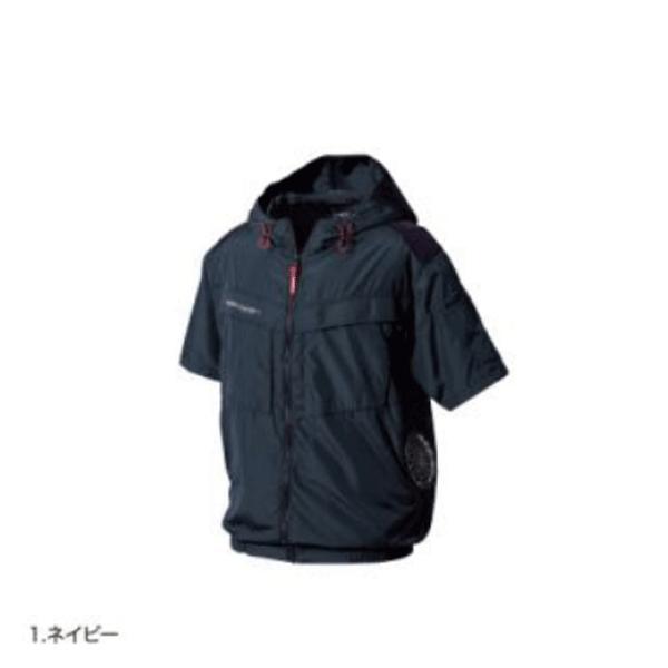 HOOH 快適ウェア V8817 Sから3L サイドファン半袖フードジャケット : 三洋アパレル ヤフー店 - 通販 - Yahoo!ショッピング
