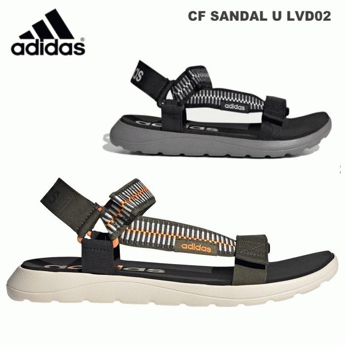 adidas アディダス コンフォートサンダル メンズ レディース 軽量 ストラップ ビーチ 海 山 夏靴 男性 女性 GV8245 ...