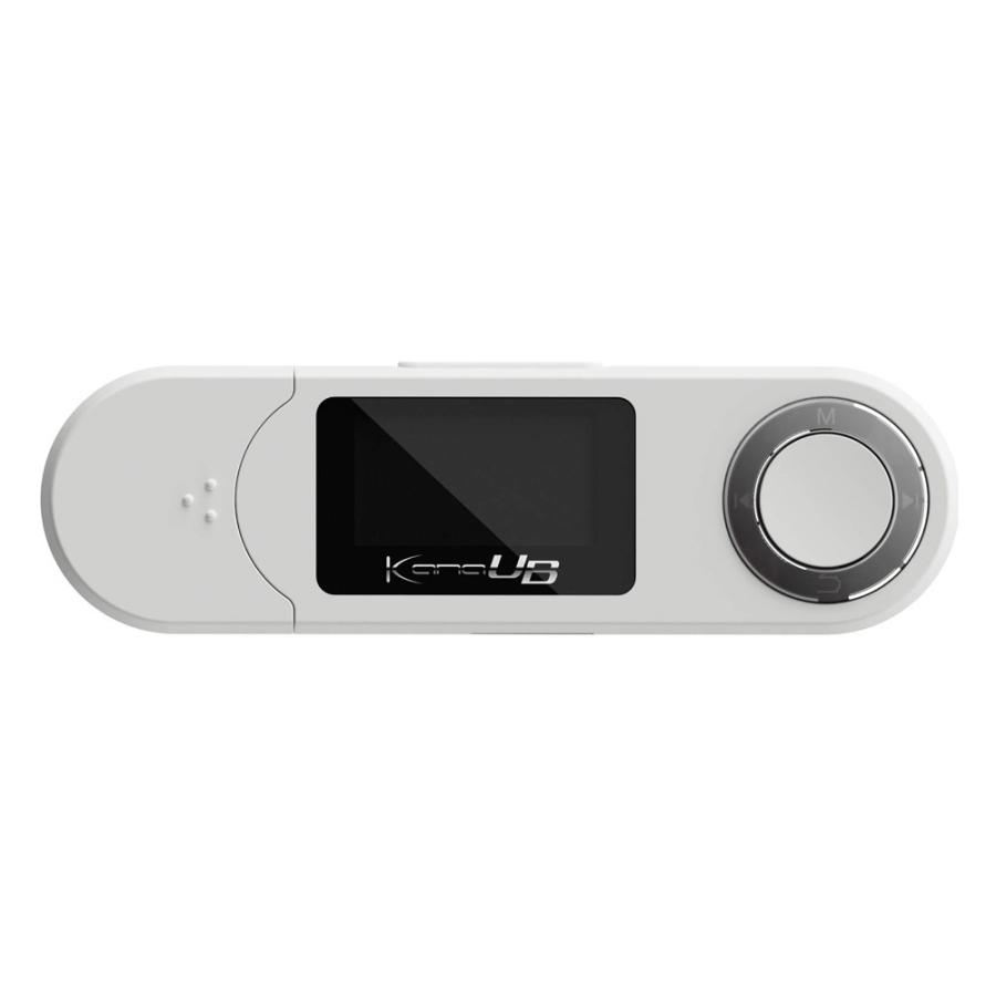 GREEN HOUSE（グリーンハウス） MP3プレーヤー KANA 内蔵16GB FMラジオ/ボイスレコーダー搭載 ホワイト GH ...