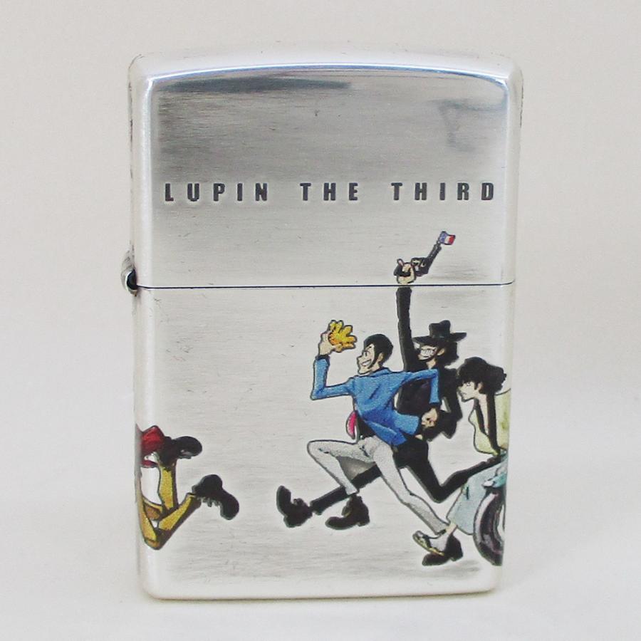 ZIPPO ジッポー ルパン三世 4面加工 4サイド・チェイス 銀イブシ仕上げ/6111&ギフトボックスセット（オイル＋フリント+BOX） : サポニンタイガネット事業部 - 通販 ...