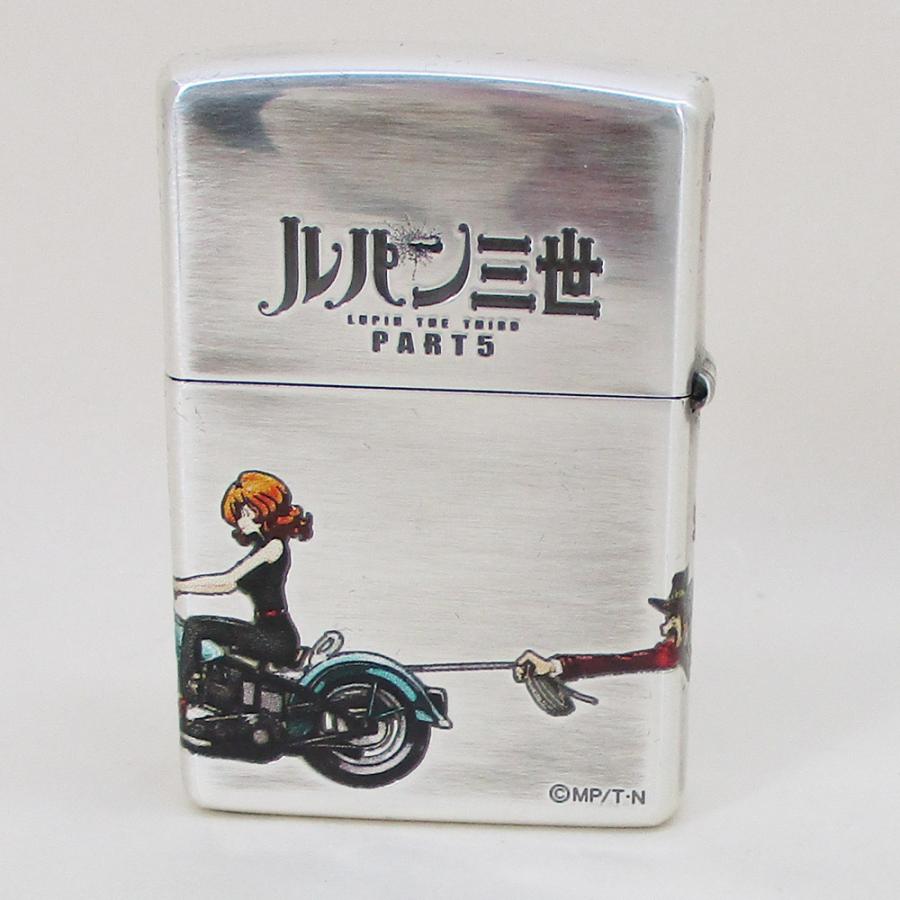 ZIPPO ジッポー ルパン三世 4面加工 4サイド・チェイス 銀イブシ仕上げ/6111&ギフトボックスセット（オイル＋フリント+BOX） : サポニンタイガネット事業部 - 通販 ...