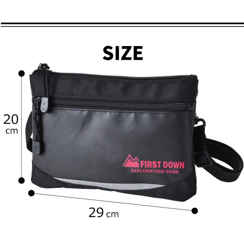 FIRST DOWN FIRSTDOWN EX デイトナ サコッシュ ショルダーバッグ 斜めがけ ナイロン ファーストダウン 撥水 スポーツ 旅行 ミニショルダー 小さめ : A’s life ...
