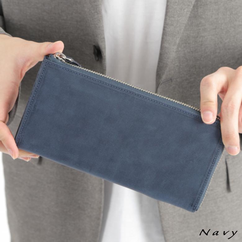 【送料無料】A'sLogue 長財布 L字ファスナー イタリアンレザー 牛革 テキサス 本革 大容量 メンズ カードも入る プレゼント ...