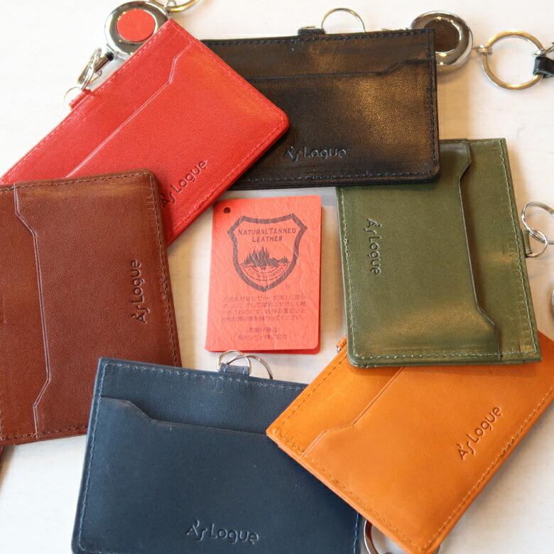 A'sLogue アズローグ 栃木レザー リールキー付 パスケース 革製品 A'slifestore SS1 : A’s life store ...