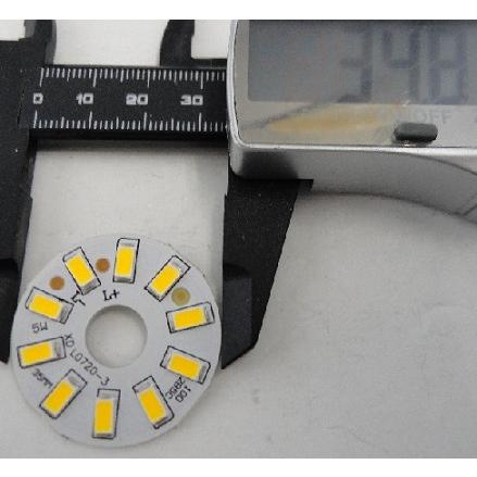 5W級LED付アルミ基板 12V 0.5W 白LED10個 5W級 LED基板 35MM-L0720-3 1個入 ＜led-252＞ : led-252 : 札幌貿易 - 通販 - Yahoo ...