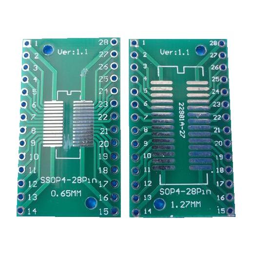 変換基板 表面 QFN56 0.5mm、裏面 QFN64 0.5mm 1枚入＜pcb-102＞ : 札幌貿易 - 通販 - Yahoo!ショッピング