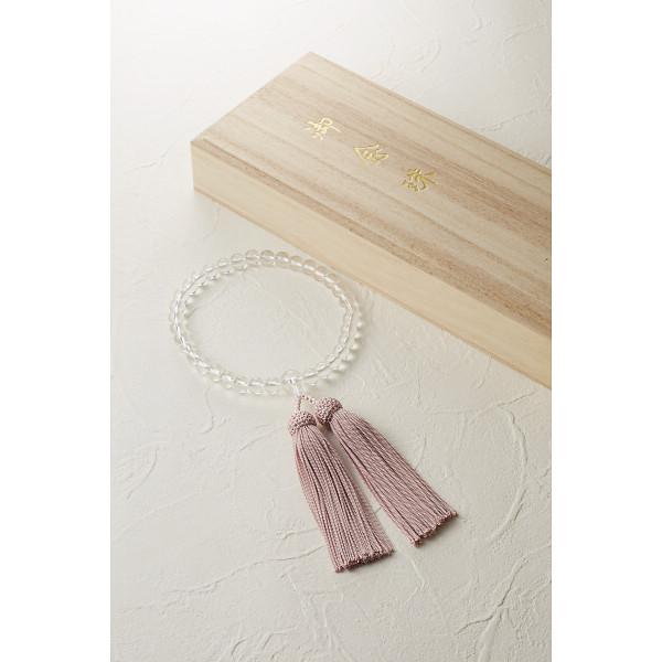 本水晶正絹共仕立 女性用 401‐2500 ギフト : sh-4972432091047 : サラダ館 聖蹟桜ヶ丘 Yahoo!店 - 通販 - Yahoo!ショッピング