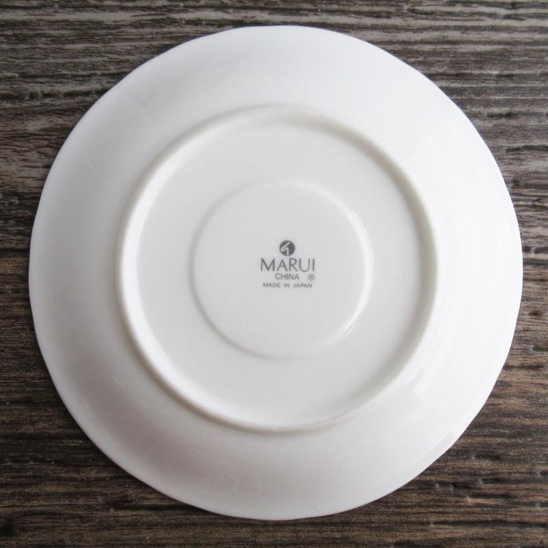 MARUI CHINA 花柄 カップ＆ソーサー / マルイ チャイナ 日本製 デッドストックコーヒーカップ フラワー 薔薇 エレガント ...