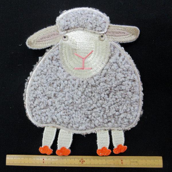 ビックワッペン羊/刺繍 数量1（1個） 1595円 B37 : 布の家サラサ - 通販 - Yahoo!ショッピング