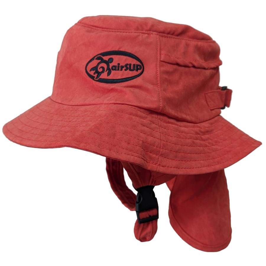 airSUP ハット SUP / サーフィン Bucket Hat パドルボード用の帽子 RED air カヤック ボードなど : サルテック ...