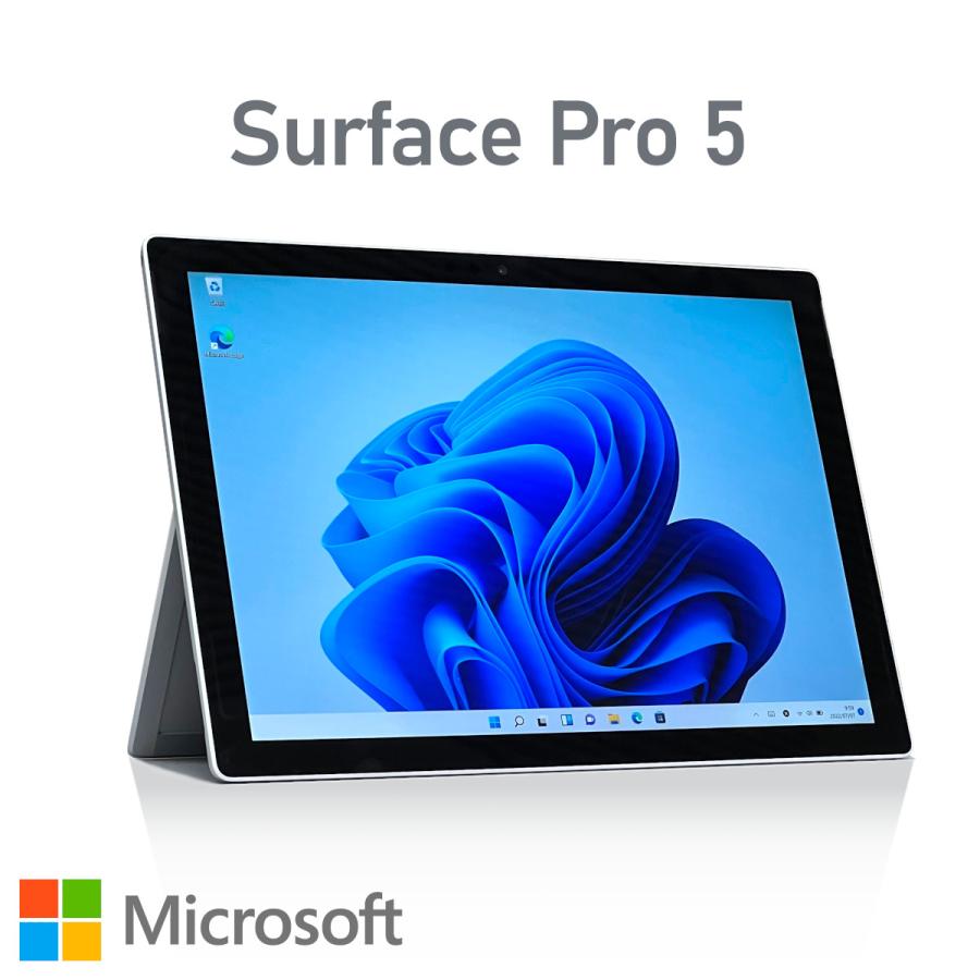 Surface Pro 中古パソコン ノート Microsoft Pro5 メモリ4GB SSD128GB 第7世代Corei5 12.3インチ Windows10 Office WEBカメラ ...