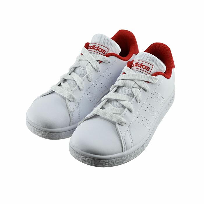 adidas 【送料込み】 アディダス ADVANCOURT K アドバンコート (FTWWHT/FTWWHT/BLUFUS ...