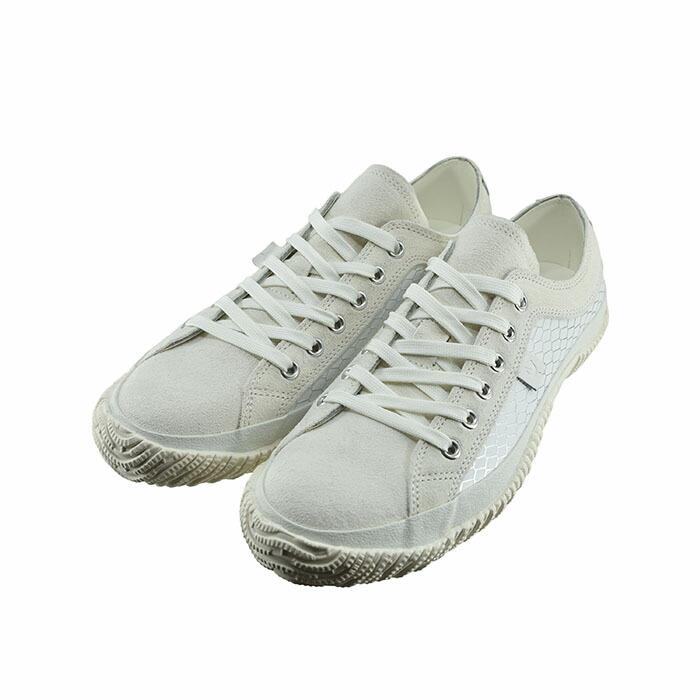 スピングル SPINGLE スピングル ローカット スネーク柄 蛇柄 ヘビ柄 日本製 牛革 レザー ホワイト 74 (WHITE(〜24 ...