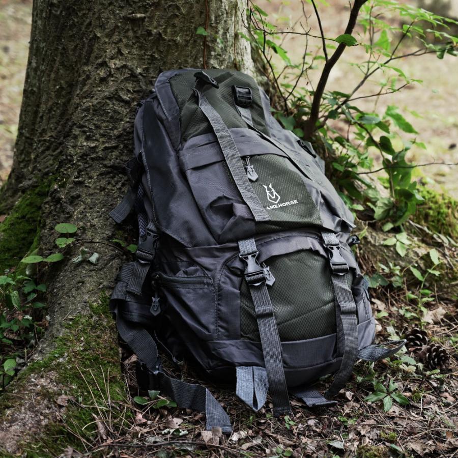 バックパック 登山 リュック 大容量 グレー 50L メンズ レディース
