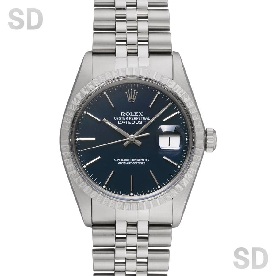 ROLEX ロレックス デイトジャスト 16030 ブルー メンズ 【アンティーク】 : 1024993 : ロレックス専門店サテンドール ...