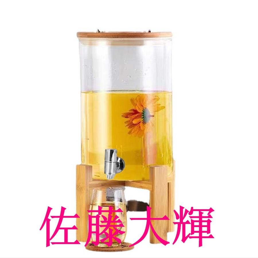 ドリンクサーバー ガラス 大容量3.5L/5L/8L 蛇口付き 飲料ポット 保存ボトル プボトル バレルディスペンサー 貯蔵容器 ガラス製 飲料水 : 佐藤大輝 - 通販 - Yahoo!ショッピング