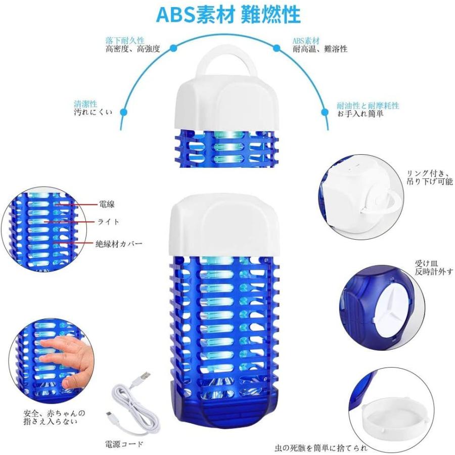 QLM 電撃殺虫器 蚊取り器 UV光源吸引式 殺虫灯 USB給電 虫除け 蚊よけ はえとり器 はえたたき 薬剤不用 無毒 静(uf044) : ストーンオークガーデン - 通販 - Yahoo ...