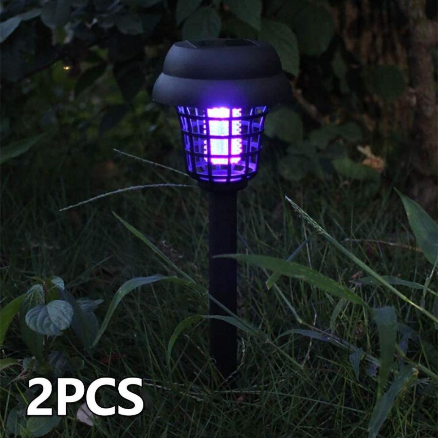 Shuiling 電撃殺虫器 屋外 ソーラー 防水 2個入 虫取り機 強力 捕虫器 庭 led 蚊取り器 UV光源吸引式殺虫(uf197) : ストーンオークガーデン - 通販 - Yahoo ...