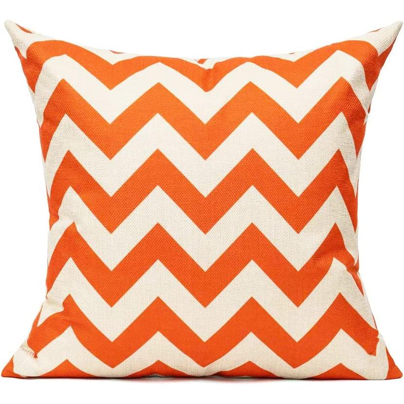 All Smiles クッションカバー オレンジ 45x45cm 4枚セット 幾何学 北欧 おしゃれ リネン ソファ背当て (us001) : ストーンオークガーデン - 通販 - Yahoo ...