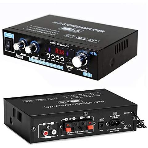 Bluetooth5.0対応 2chオーディオアンプ 30W＋30W 実効最大300W＋300W 多機能パワーアンプ USB(uw031) : ストーンオークガーデン - 通販 - Yahoo ...