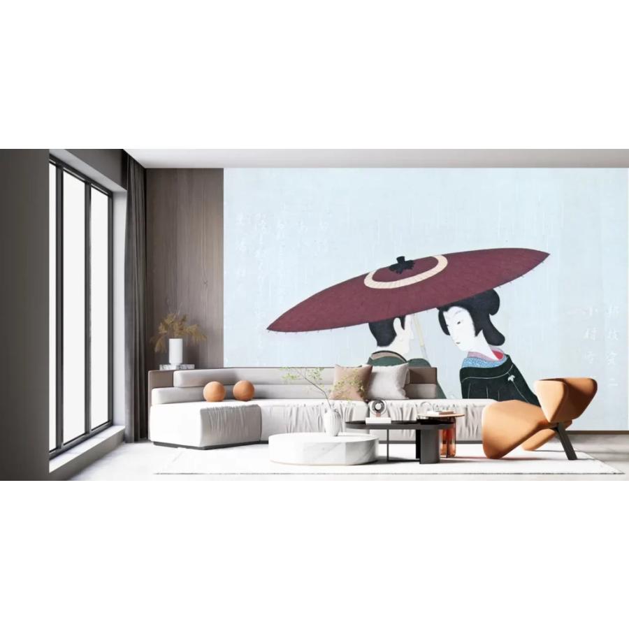 小村雪岱 ＜お傳地獄＞傘(1935) 壁紙アート : 壁紙アート.comYahoo!店 - 通販 - Yahoo!ショッピング