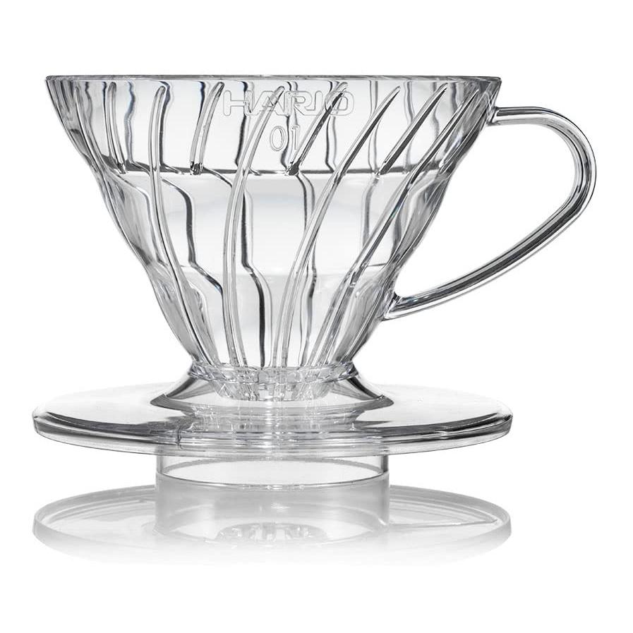 HARIO ハリオ V60 透過ドリッパー 01 クリア 1~2杯用 コーヒー ハンドドリップ 日本製 VDR-01-T : satosshi ...