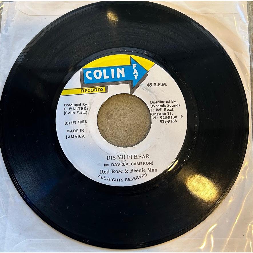 【7】Red Rose ＆ Beenie Man DIS YU FI HEAR : サツキBOOKS - 通販 - Yahoo!ショッピング