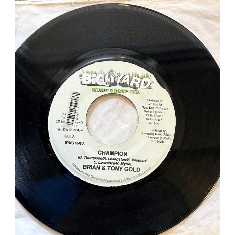 【7】BRIAN & TONY GOLD/CHAMPION : サツキBOOKS - 通販 - Yahoo!ショッピング