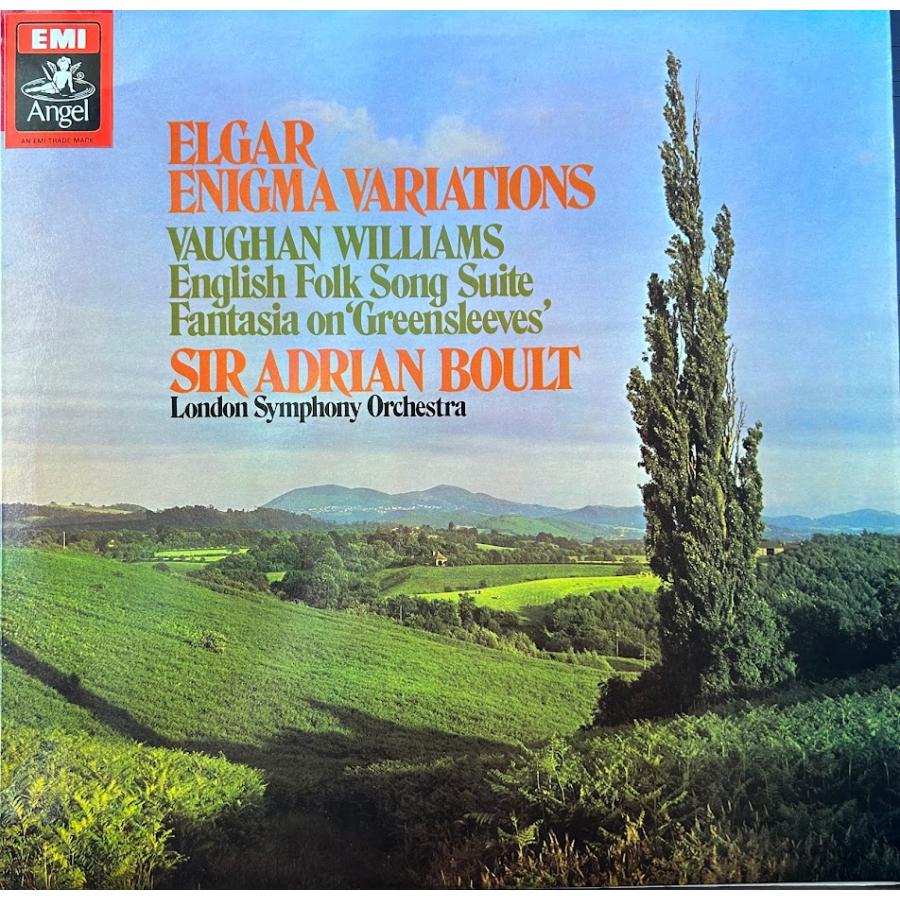 【LP】Elgar, Vaughan Williams, Sir Adrian Boult/Enigma Variations ...