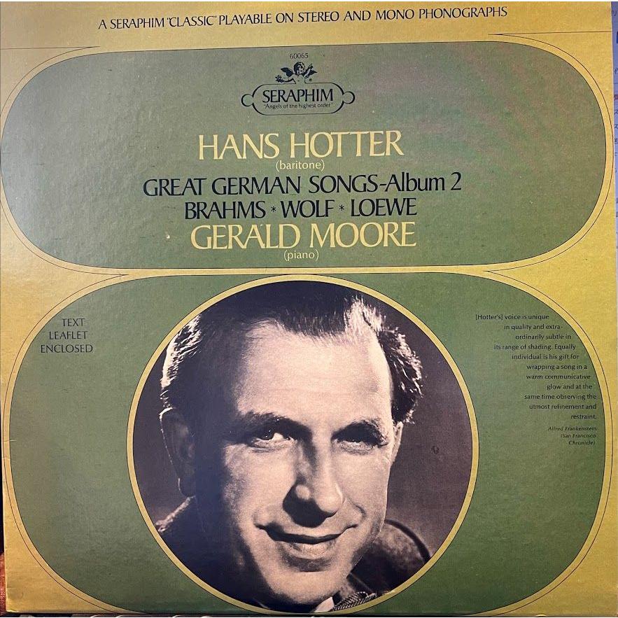 【LP】 Hans Hotter Gerald Moore / Great German Songs -Album 2 US盤 : サツキ ...
