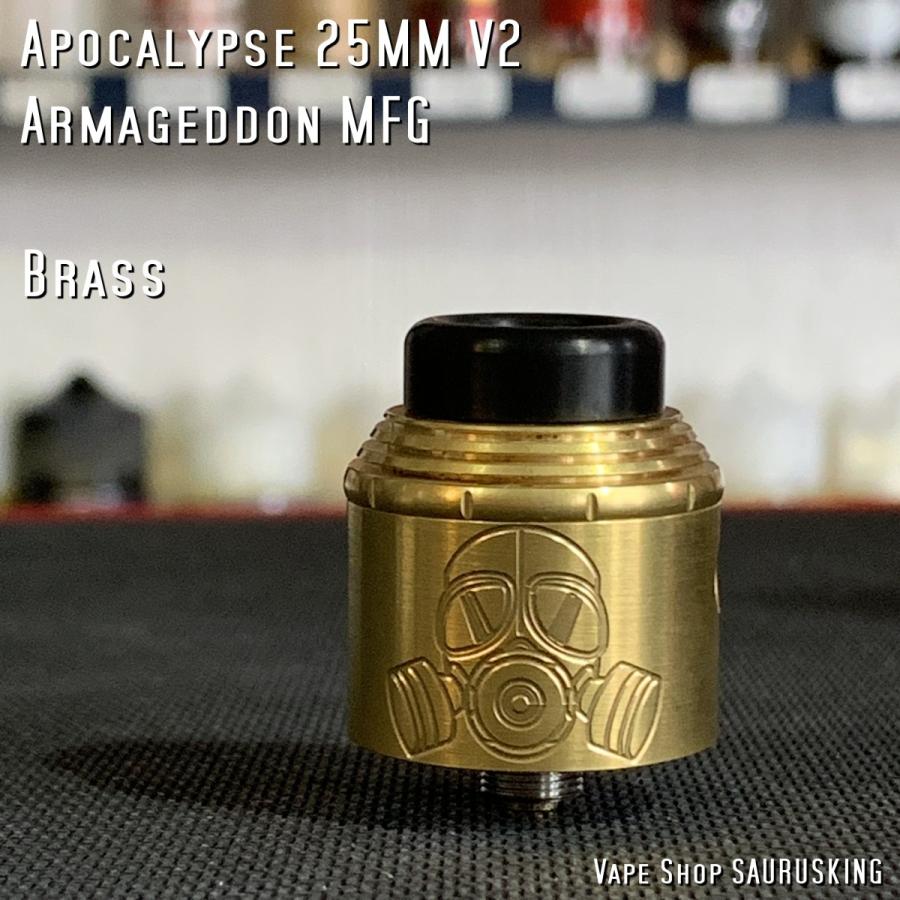 Apocalypse 25mm V2 Brass by Armageddon MFG *正規品*VAPE : SAURUSKINGヤフー店 ...