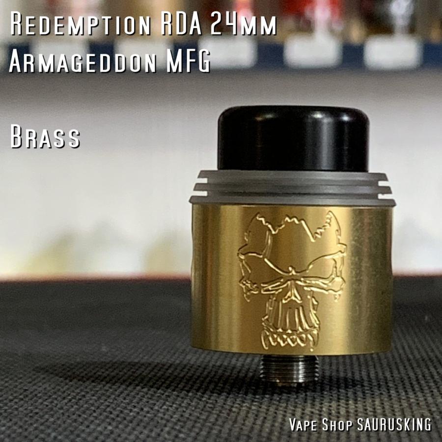 Redemption RDA 24mm Brass by Armageddon MFG *正規品*VAPE : SAURUSKINGヤフー店 ...